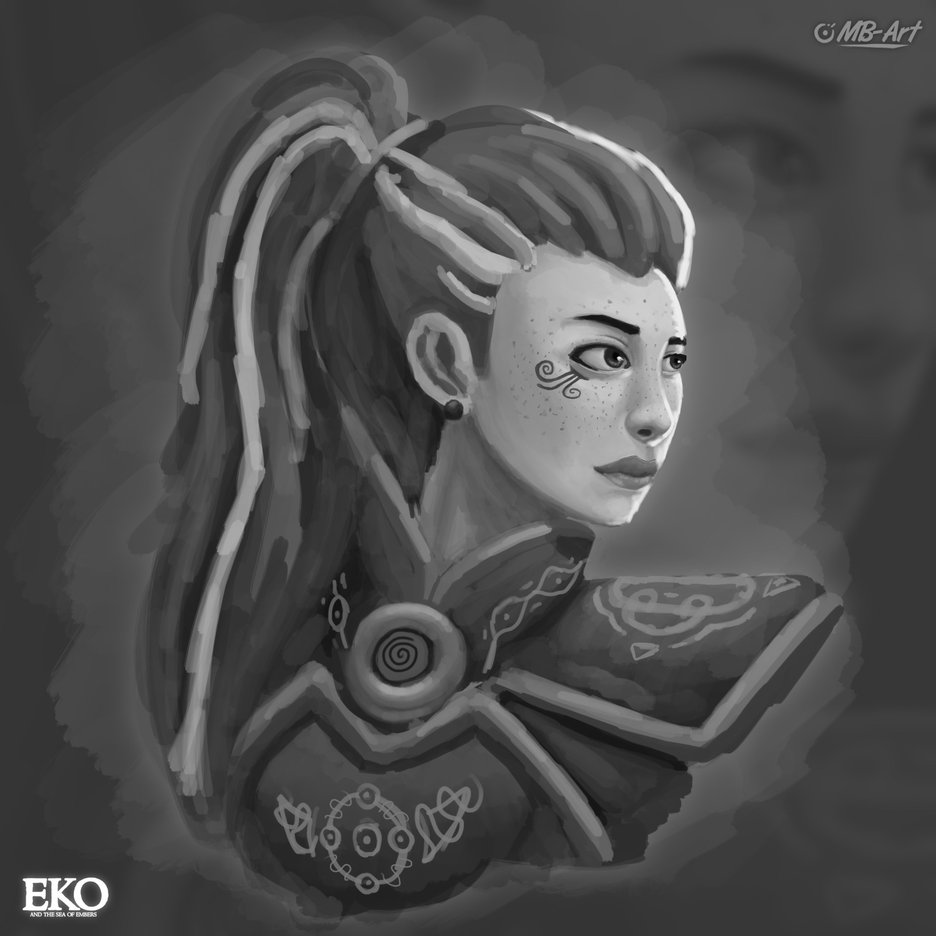 Michael Bello - Character portrait for eko