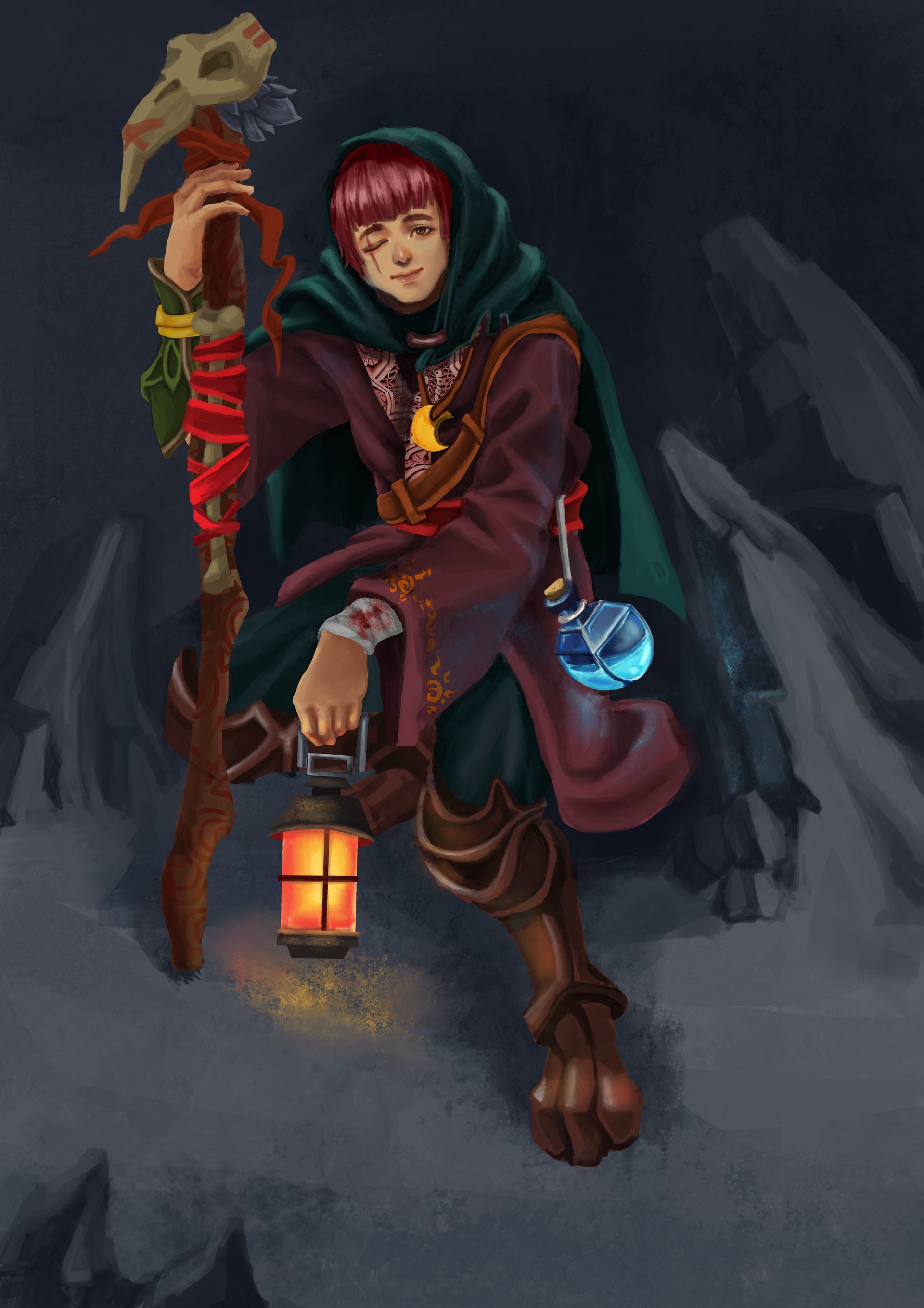 ArtStation - Magician character