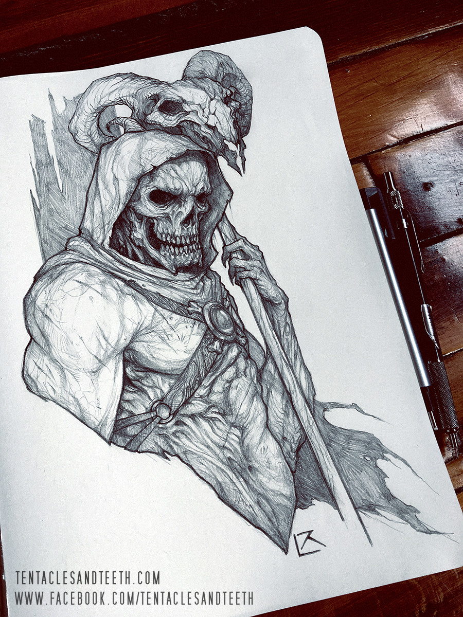 skeletor drawing