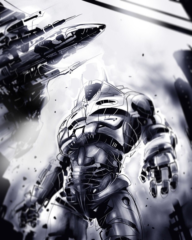 ArtStation - Robot fight