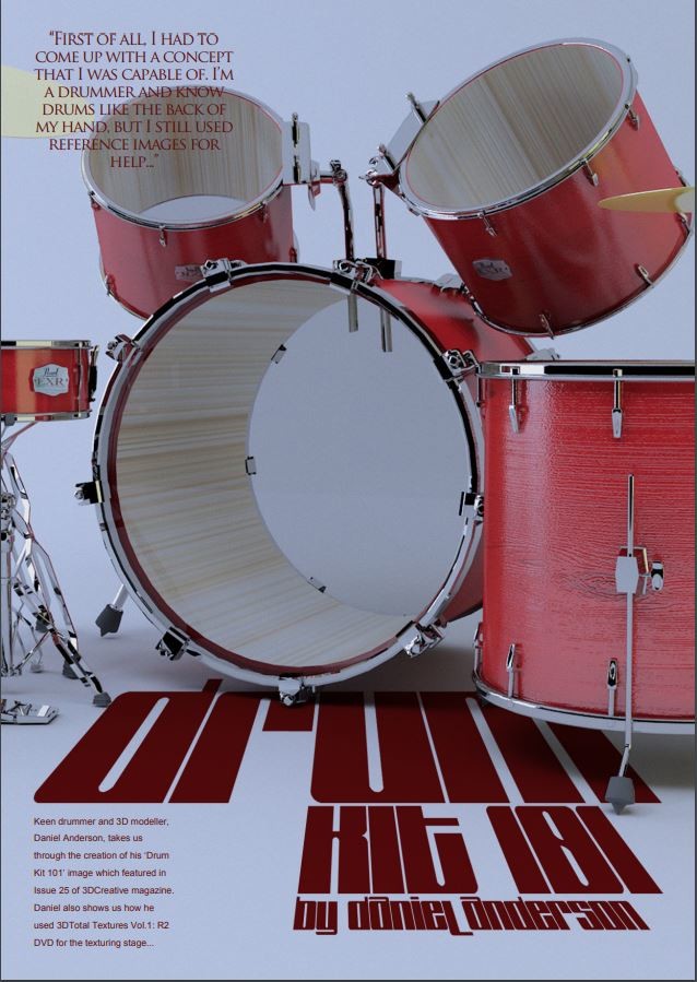 ArtStation - 3dCreative Making Of Drum Kit 101 - 2008