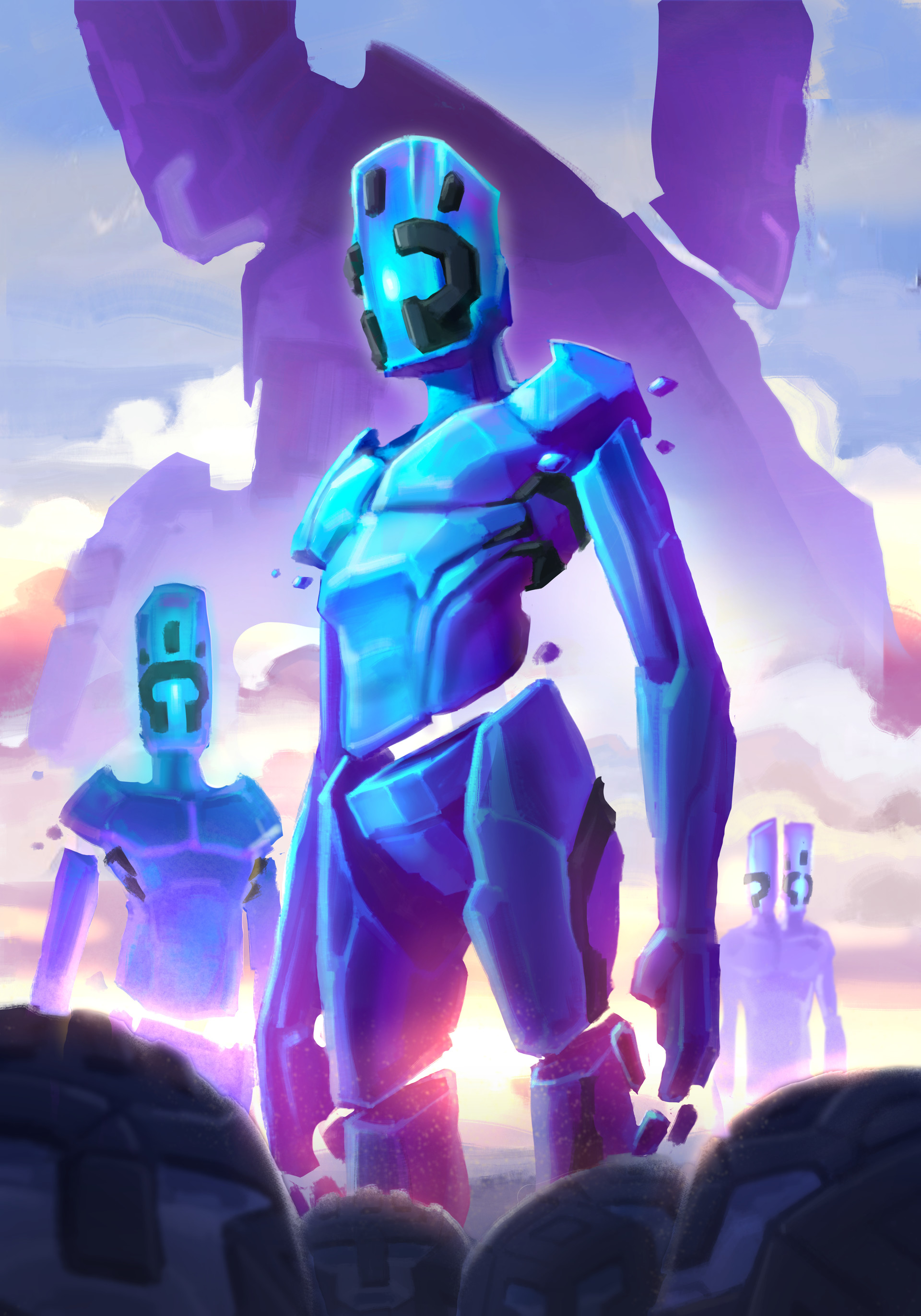 ArtStation - Character concept art: Crystal giant