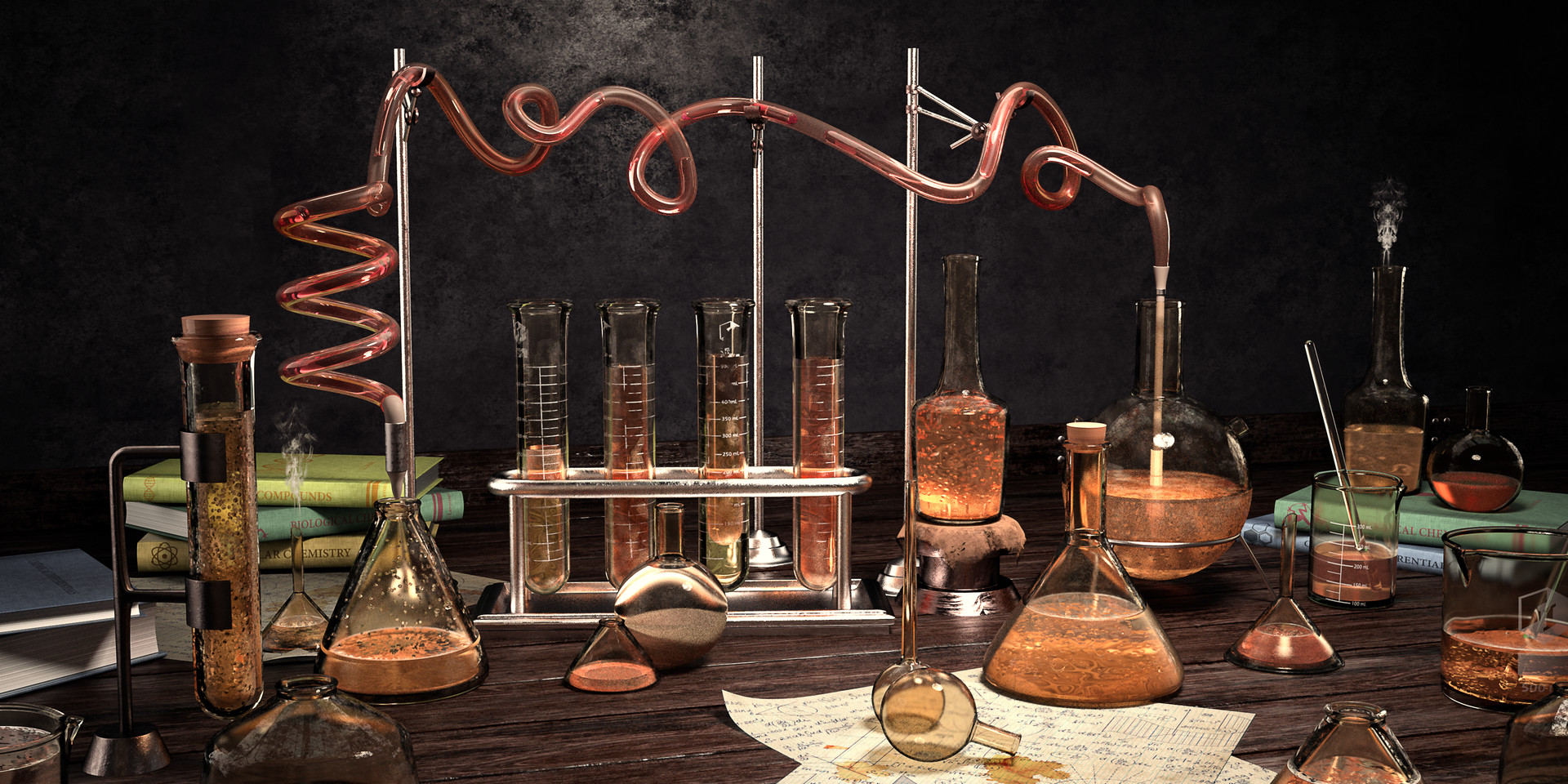 ArtStation - Scifi Lab with Nvidia Iray