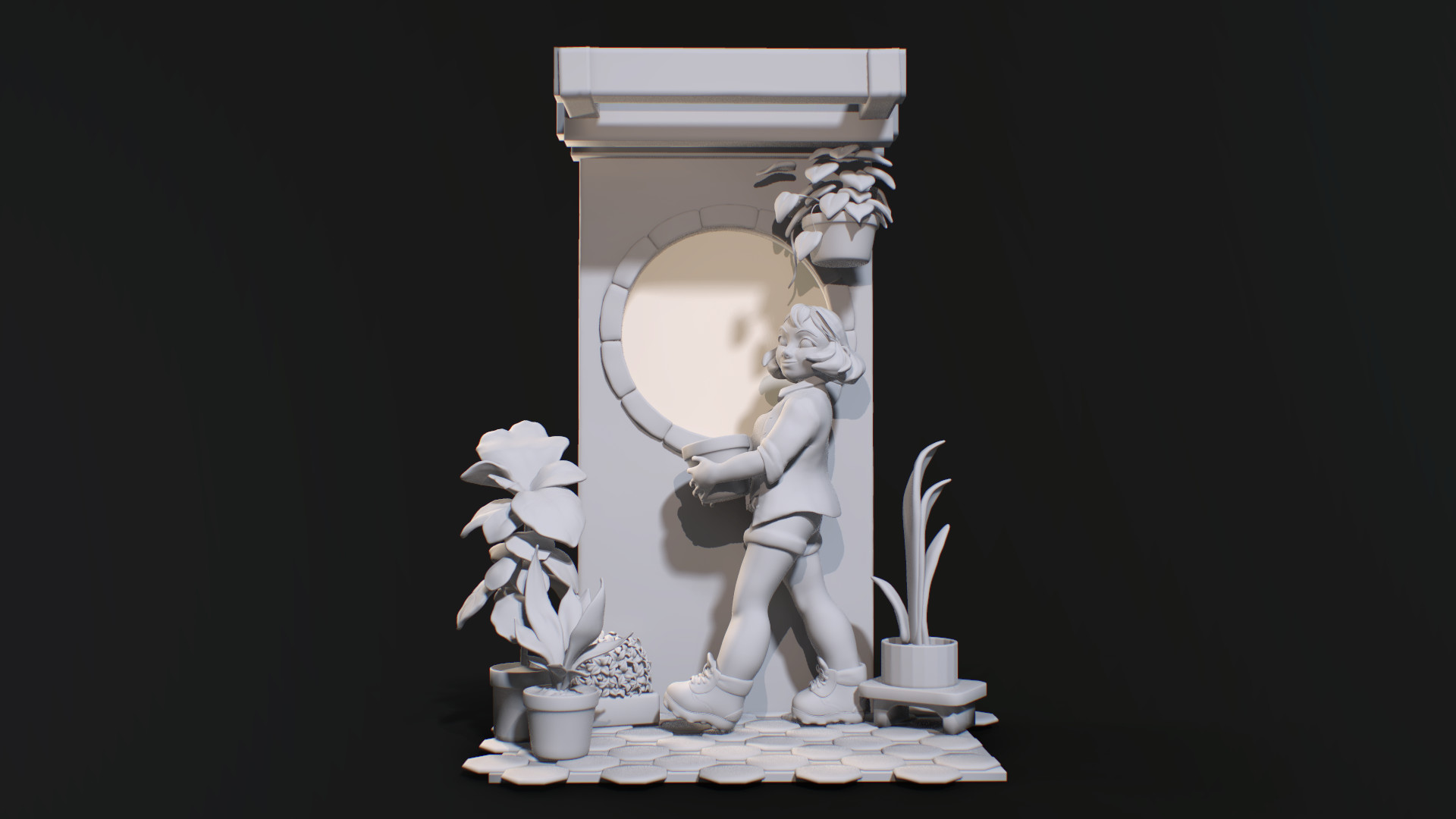 ArtStation - Garden WIP