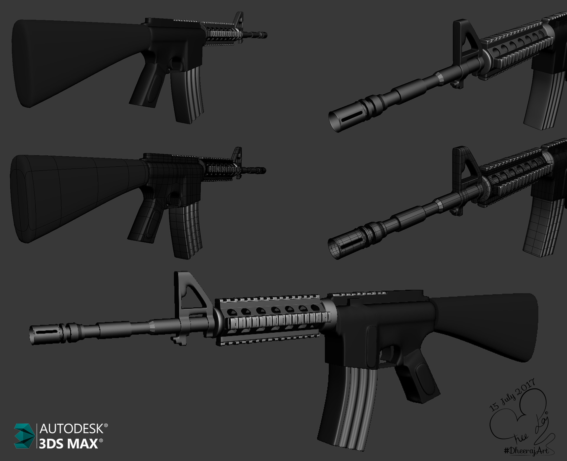 ArtStation - Colt xm177