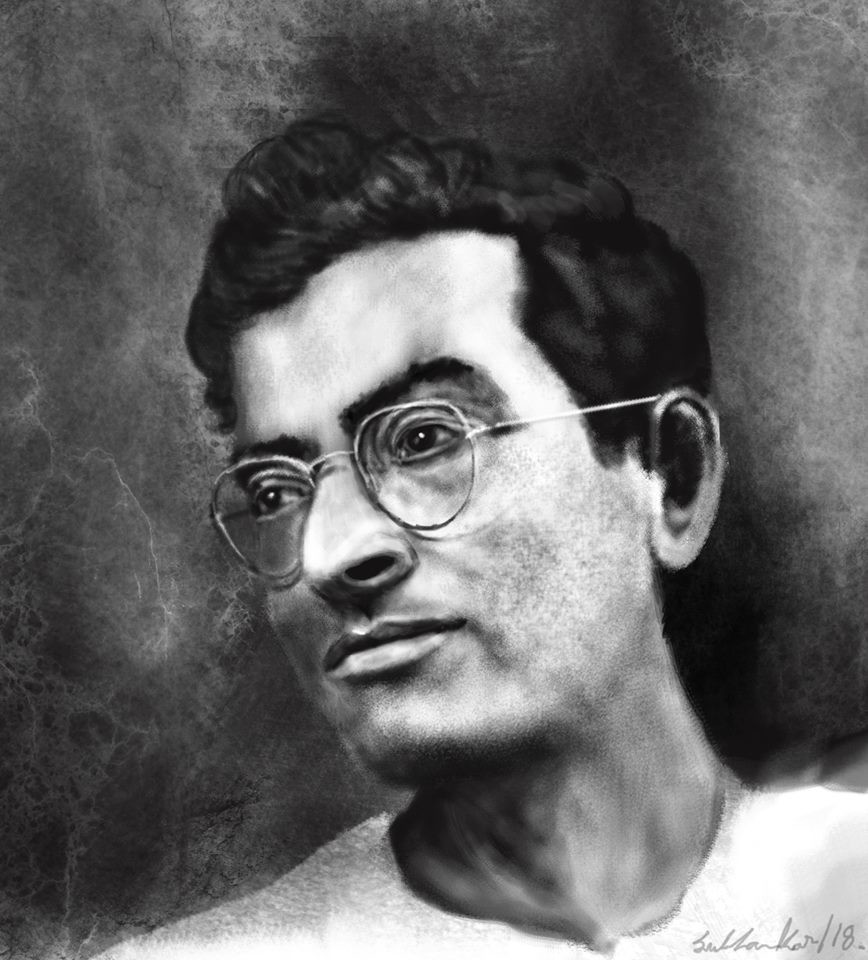 Subhankar Ray - Portrait Study Manik Bandopadhyay