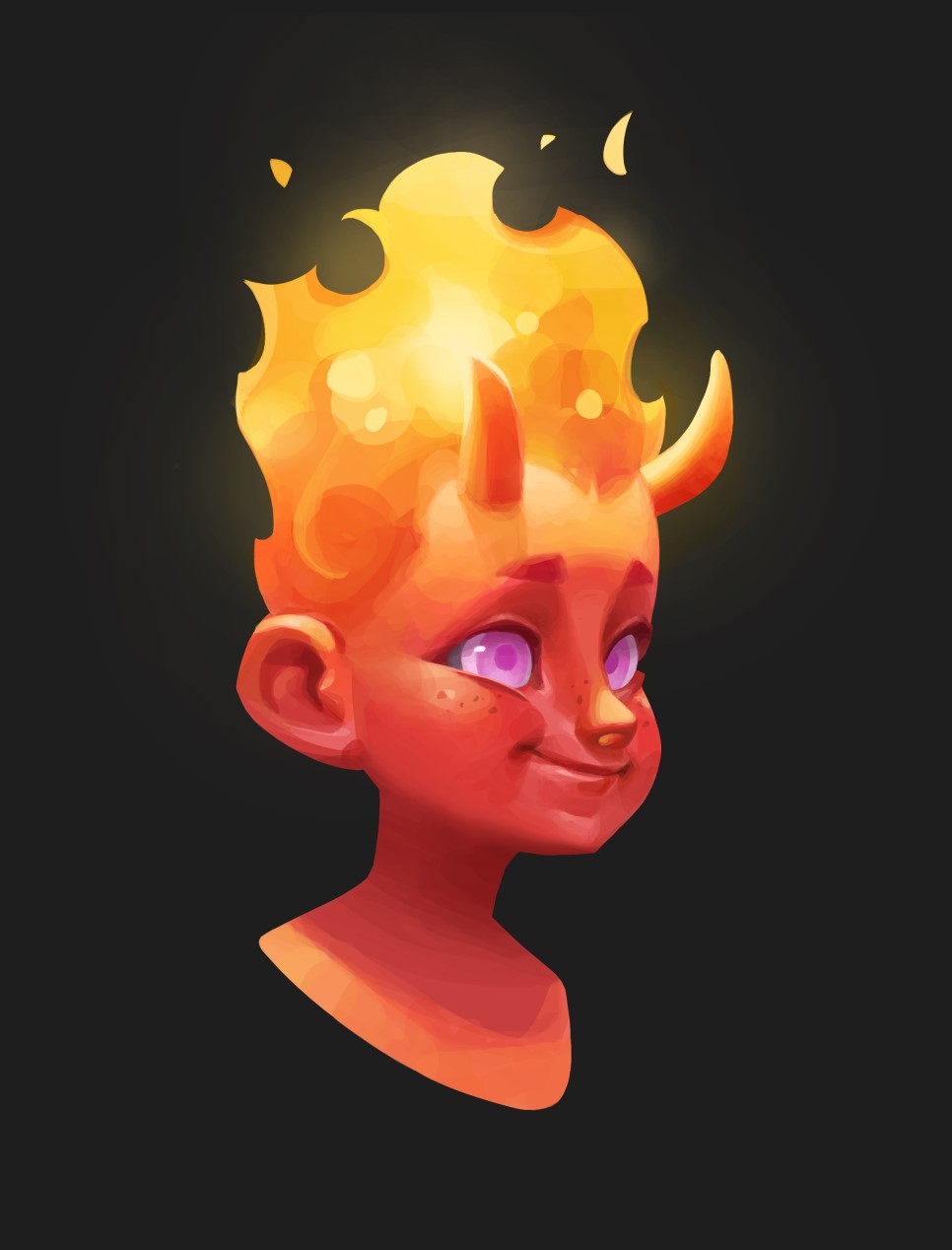 Flame Boy - 3D model by Valera Mankovskiy (Squick666) (@Squick666 ...