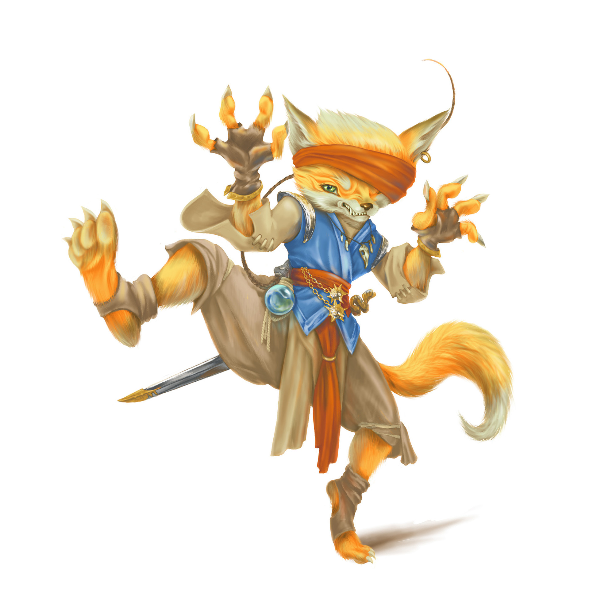 ArtStation - Fox Warrior