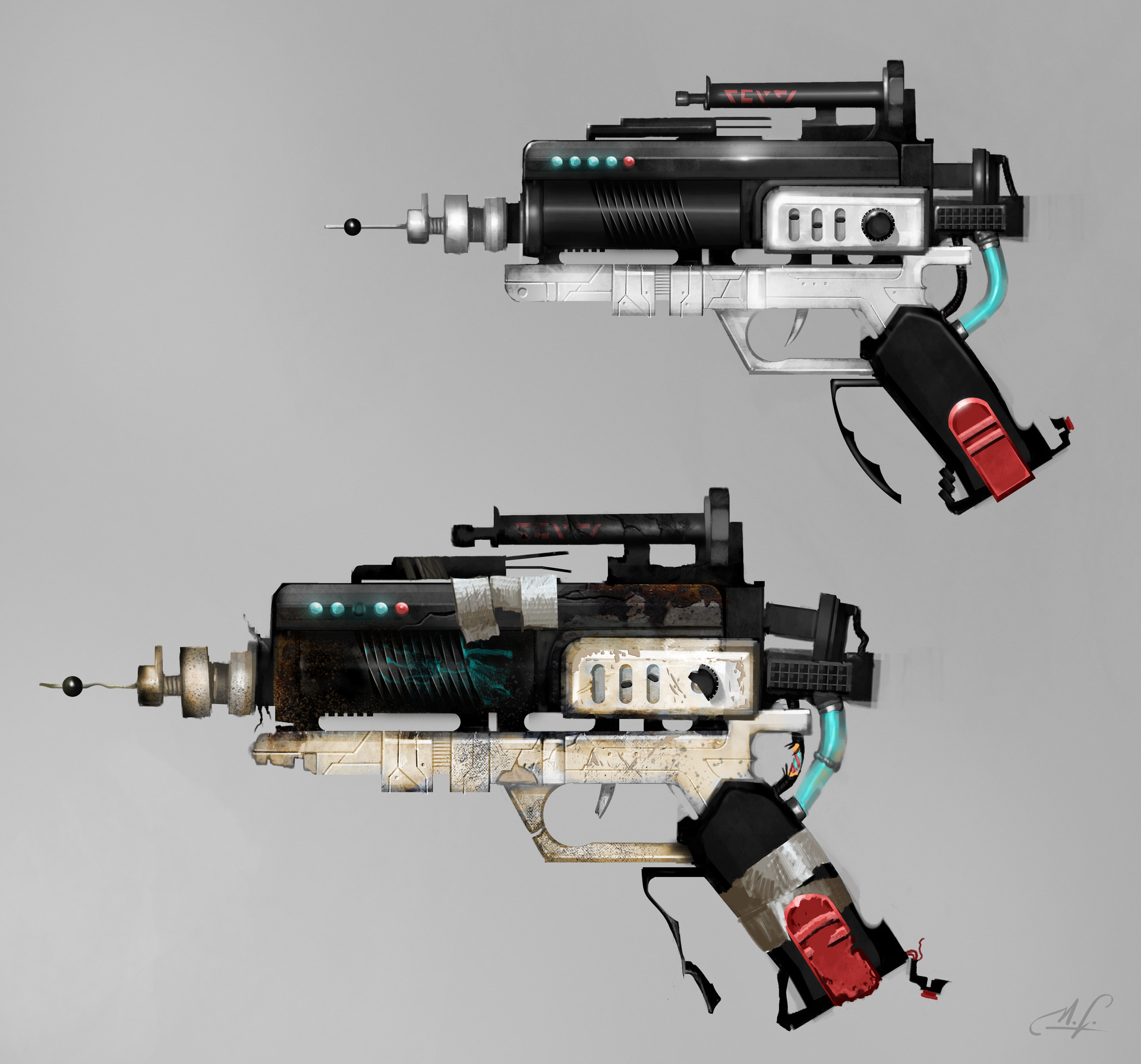 ArtStation - Blaster pistol