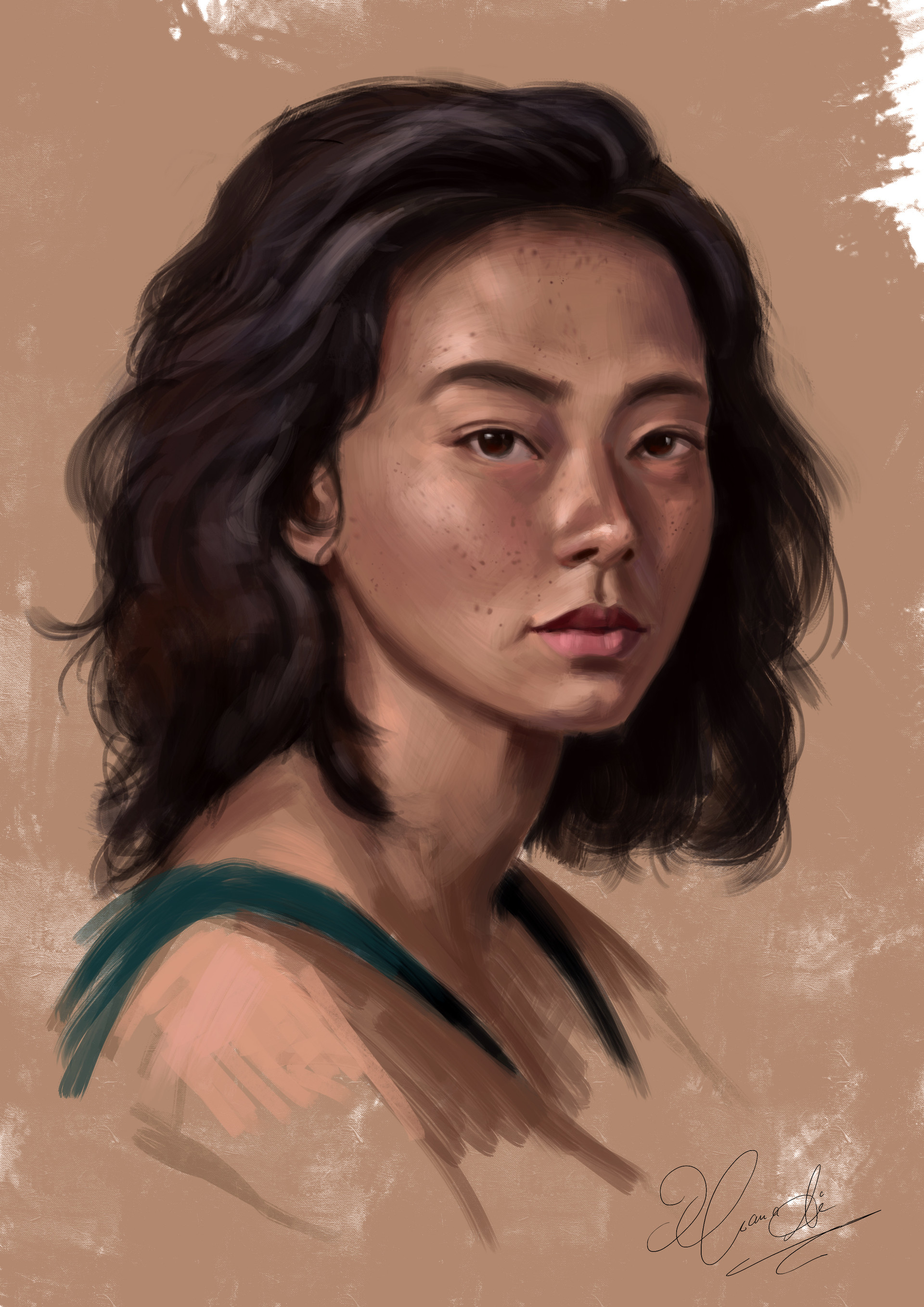 ArtStation - Random Portrait Study