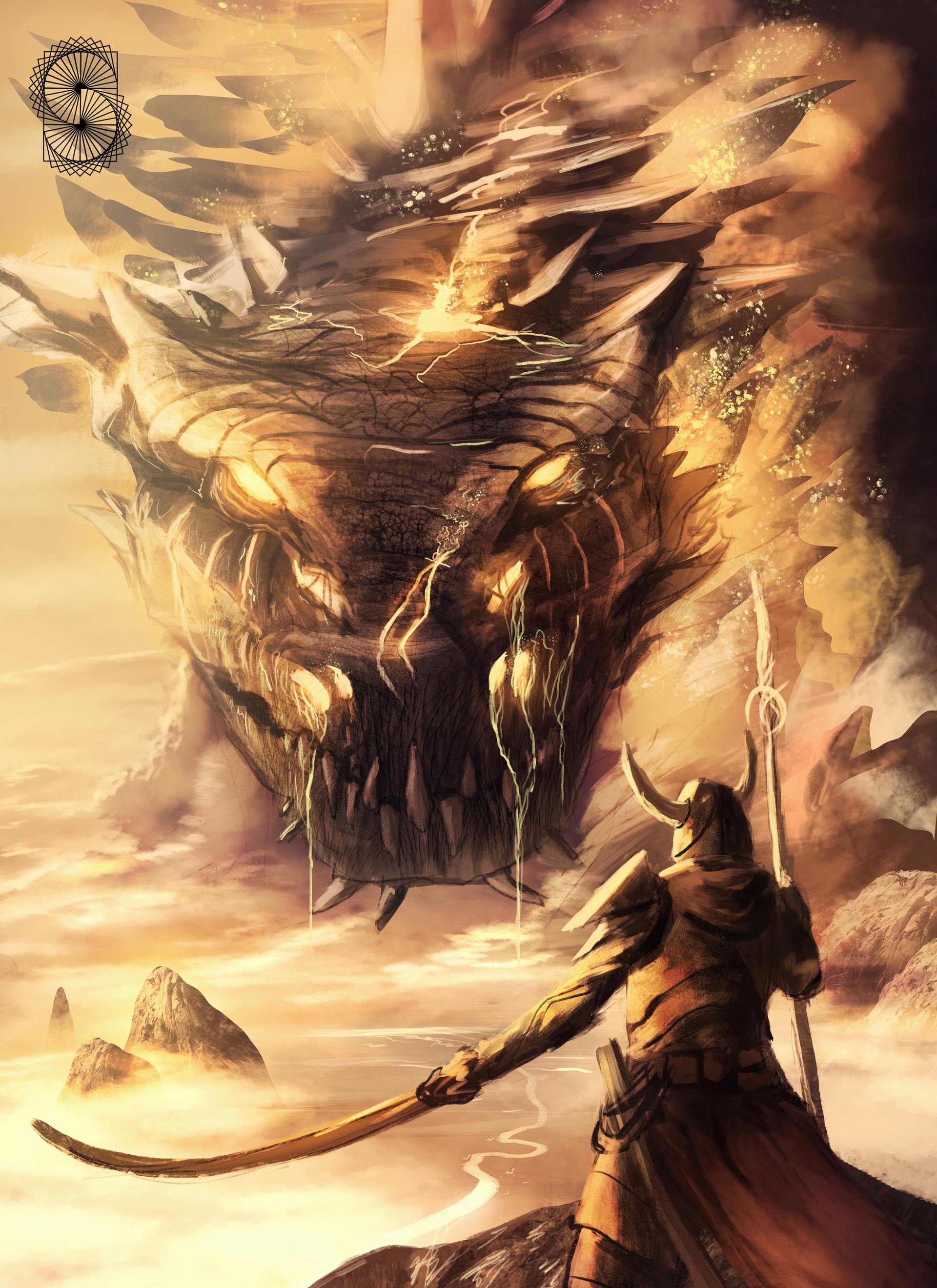 ArtStation - Dragon fight