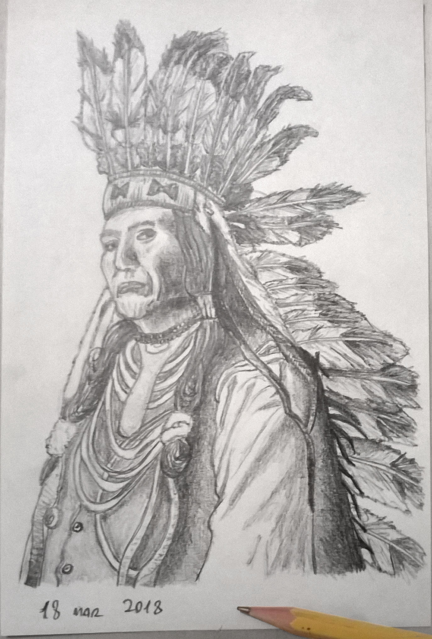 ArtStation - Chief - Pencil Sketch (March 18th 2018)