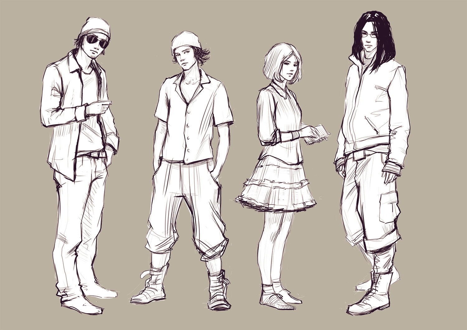 ArtStation - Streetwear Sketches