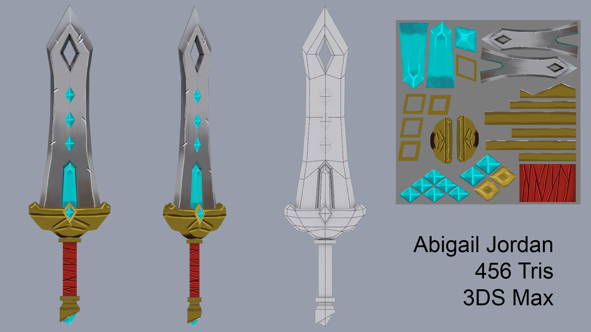 ArtStation - Hand painted sword