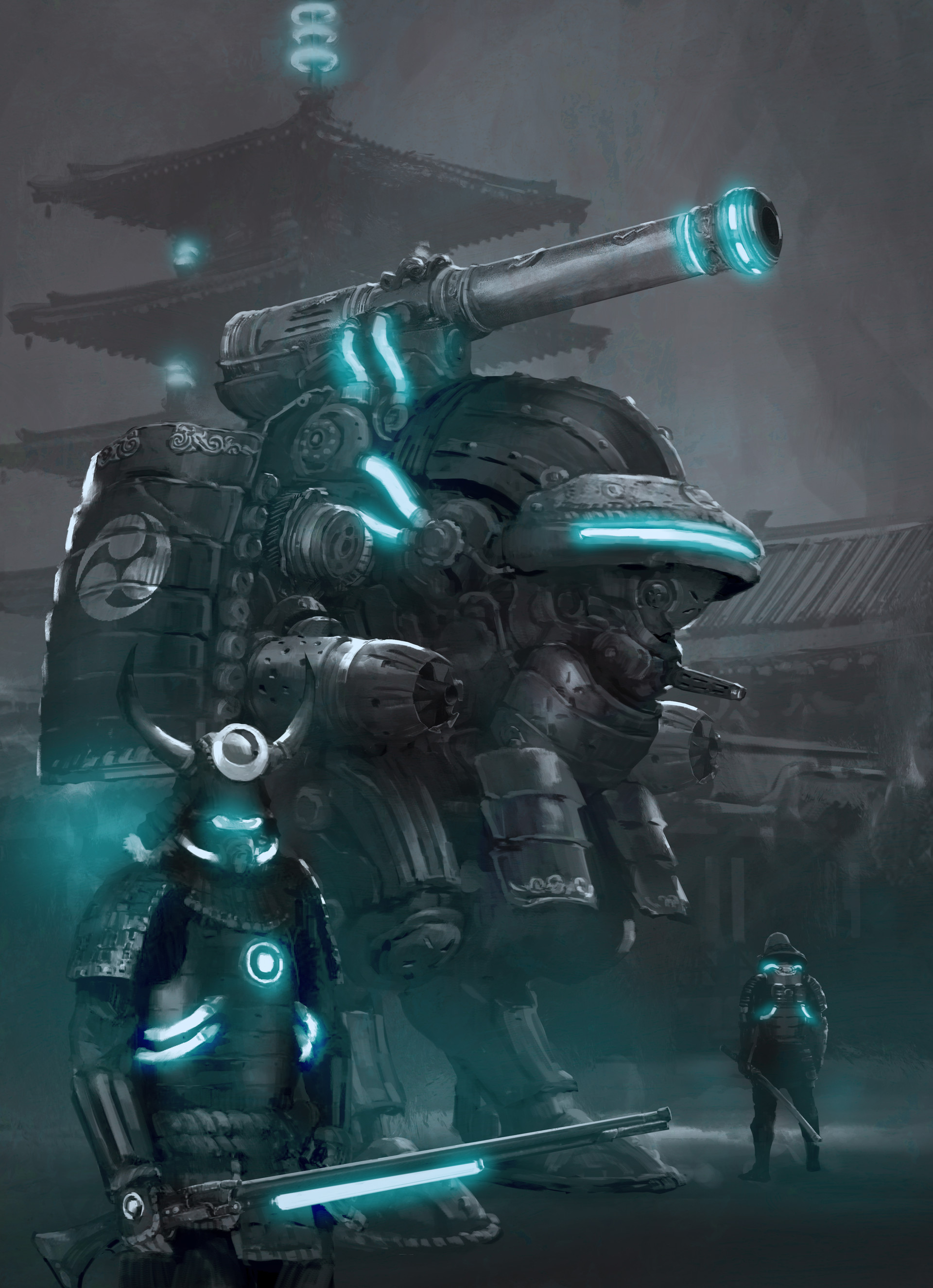 ArtStation - Oriental mecha