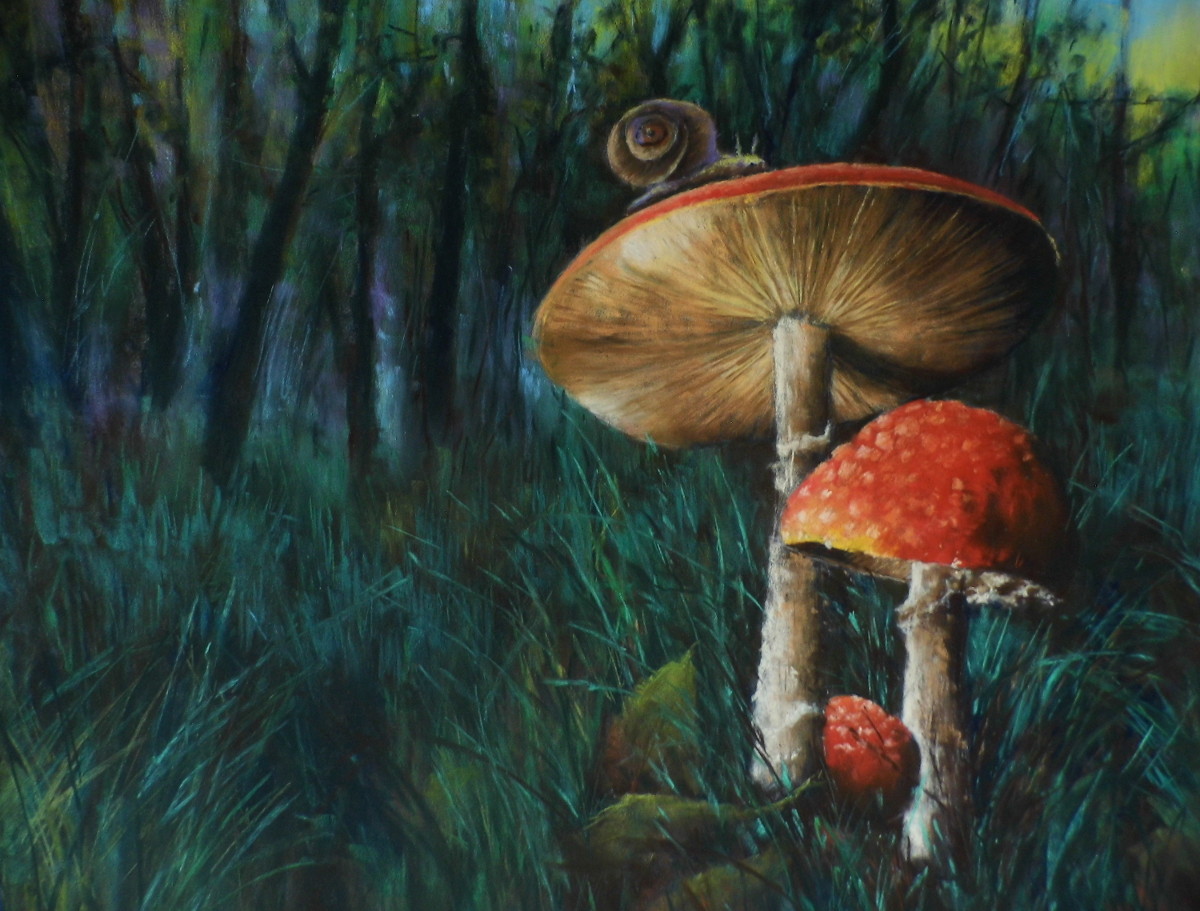 ArtStation - Red toadstools