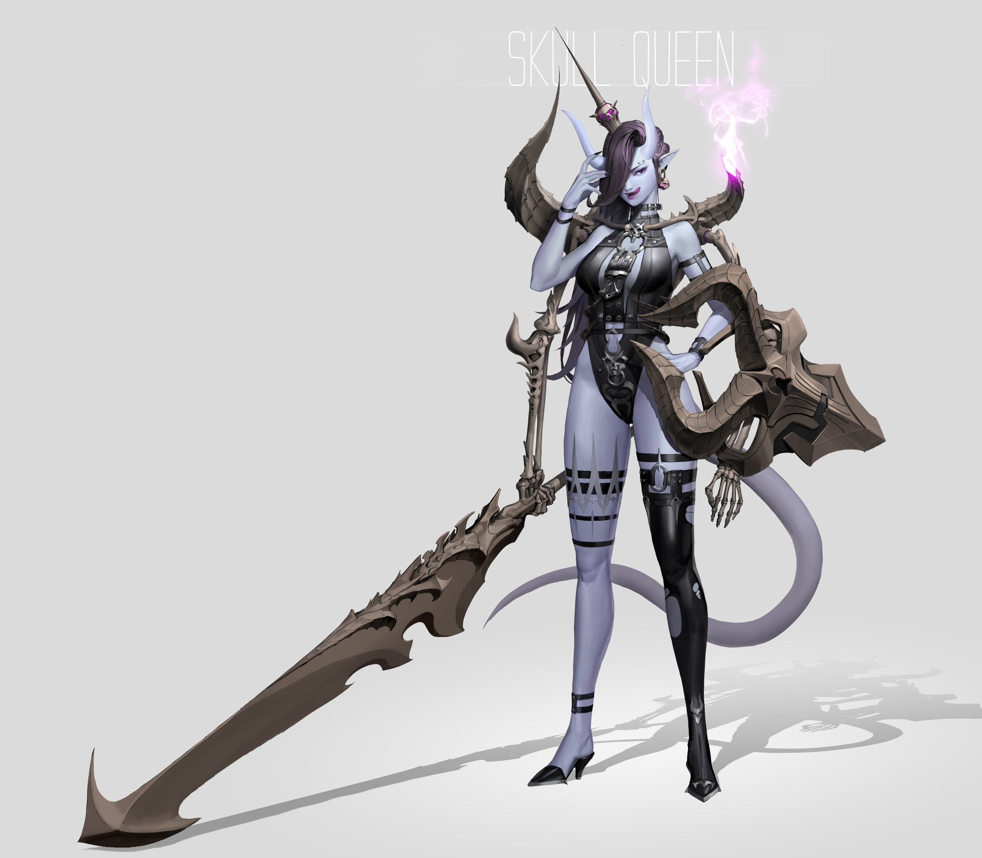 ArtStation - skull queen