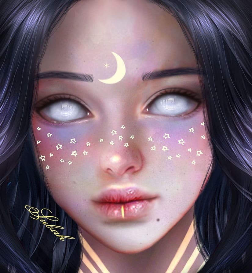 ArtStation - Moon Goddess