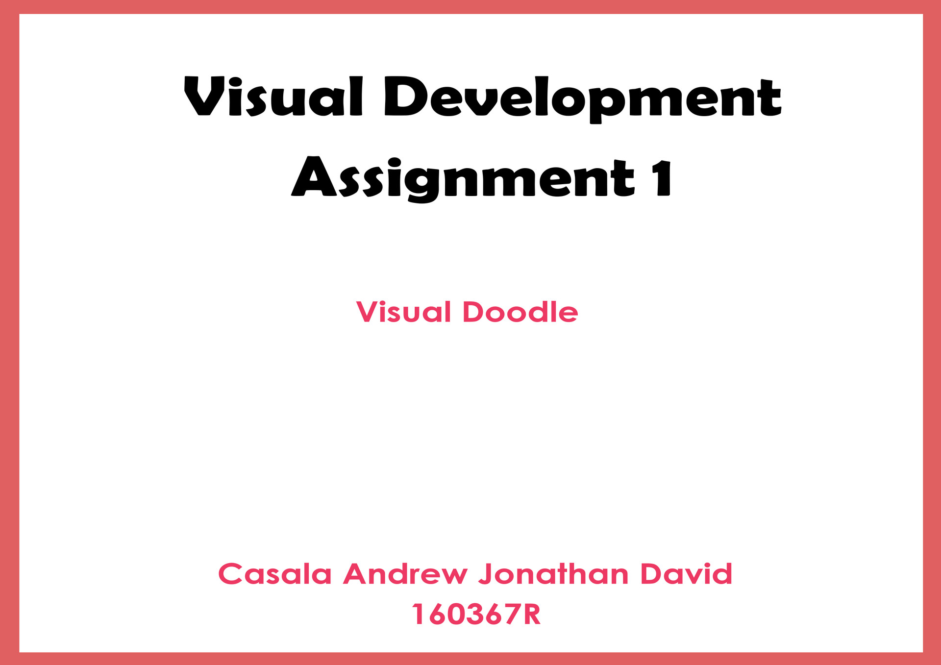 ArtStation - Visual Doodle Exercise