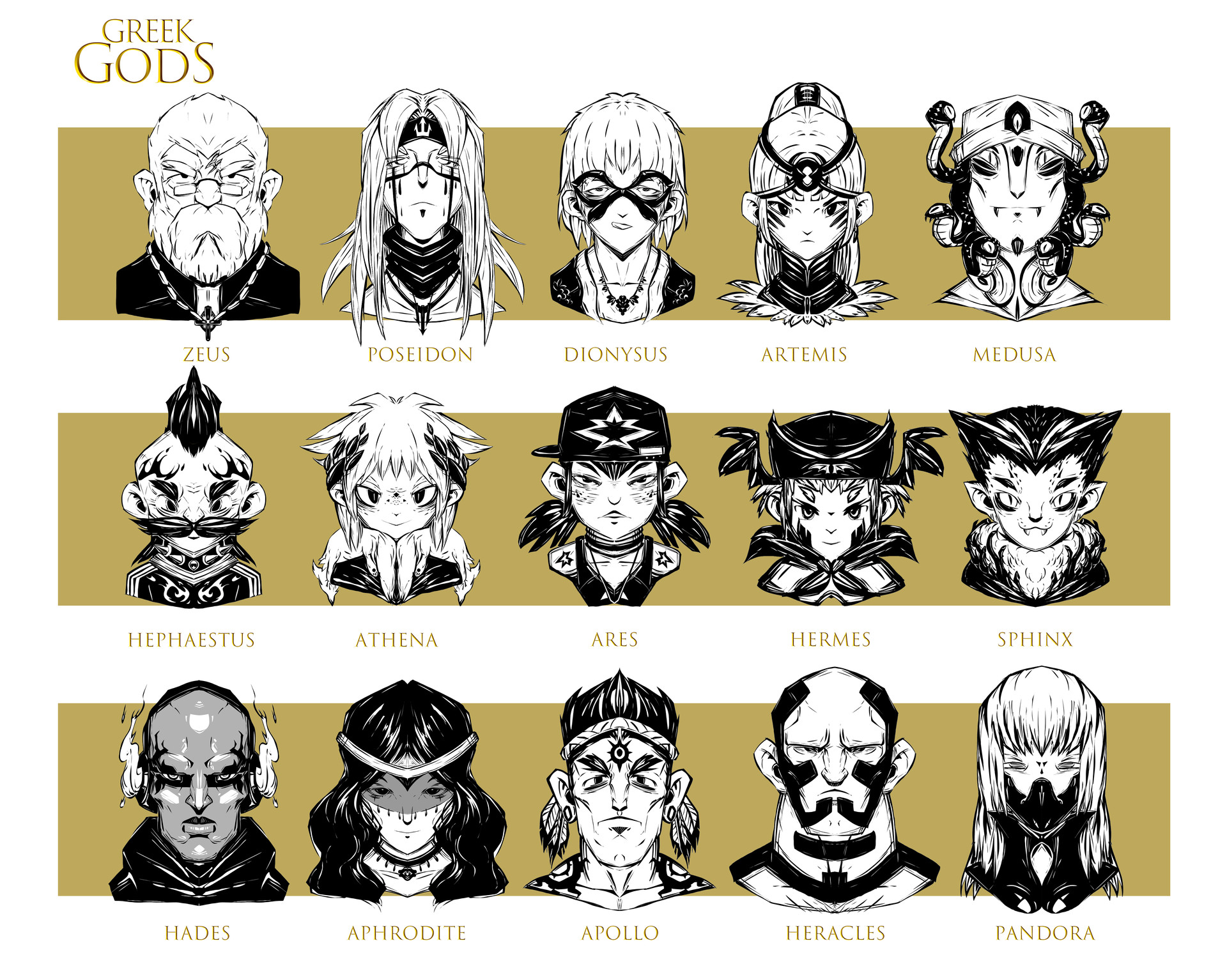 ArtStation - Greek Gods