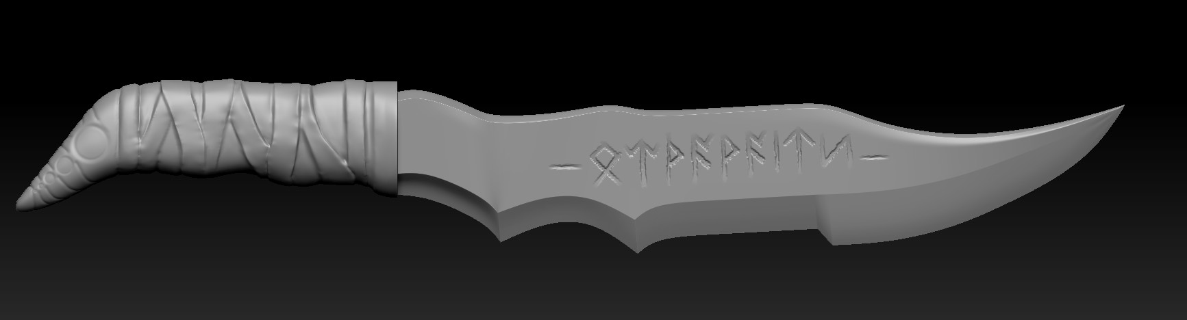 John Goodall - Fantasy Runic Dagger