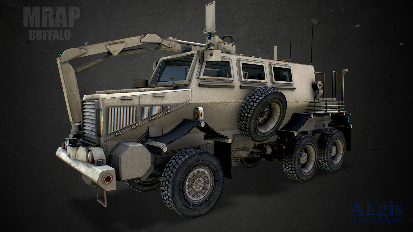 ArtStation - MRAP Buffalo