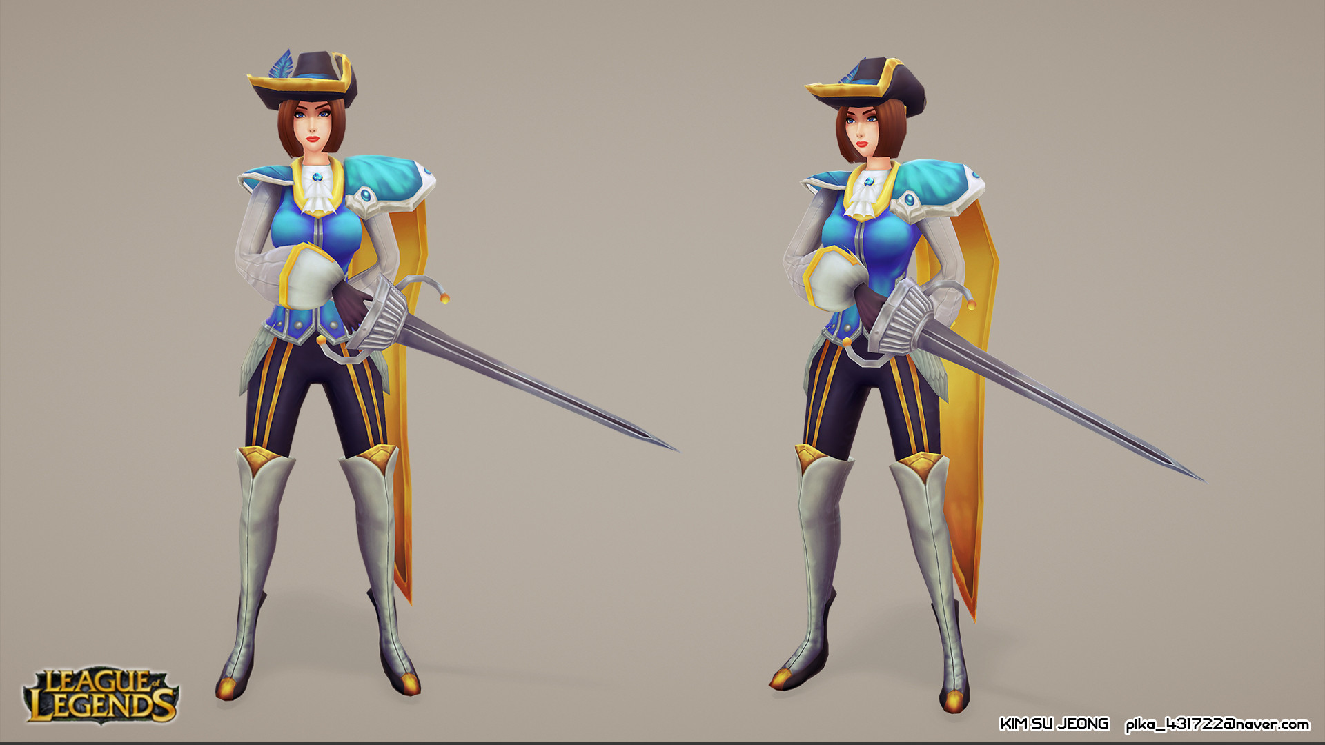 League Of Legends Fiora Royal Guard