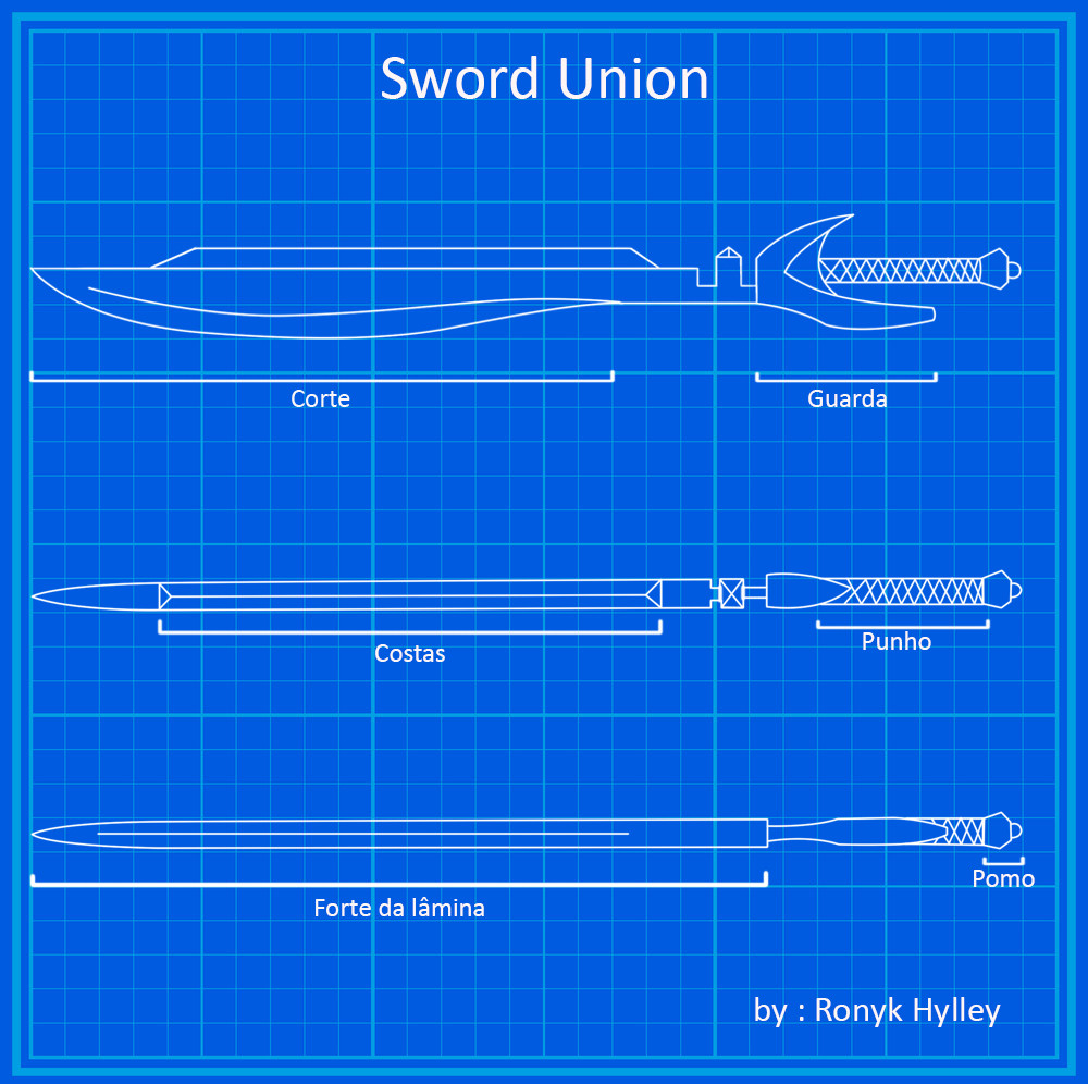 ArtStation - Blueprint de concept art sword e estrutura