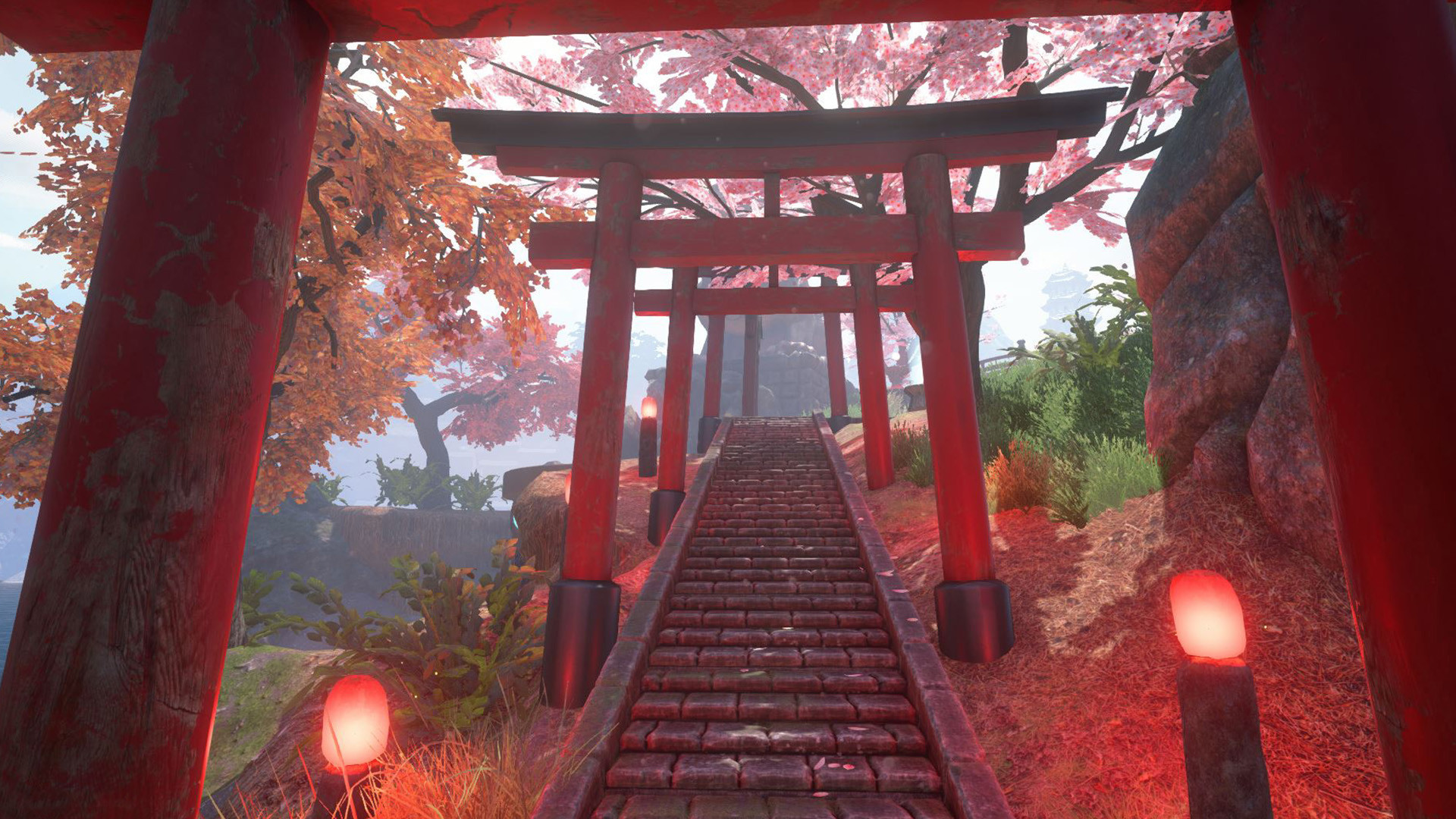 ArtStation - Hyaku Lake - Stairway to the Temple