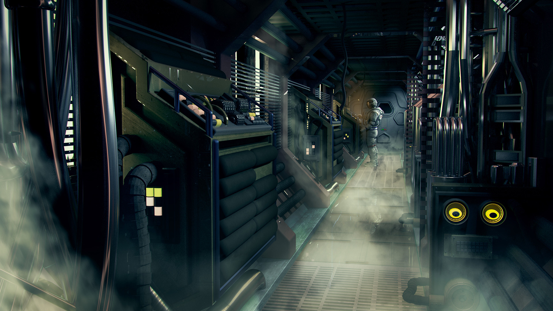 ArtStation - Alien Corridor