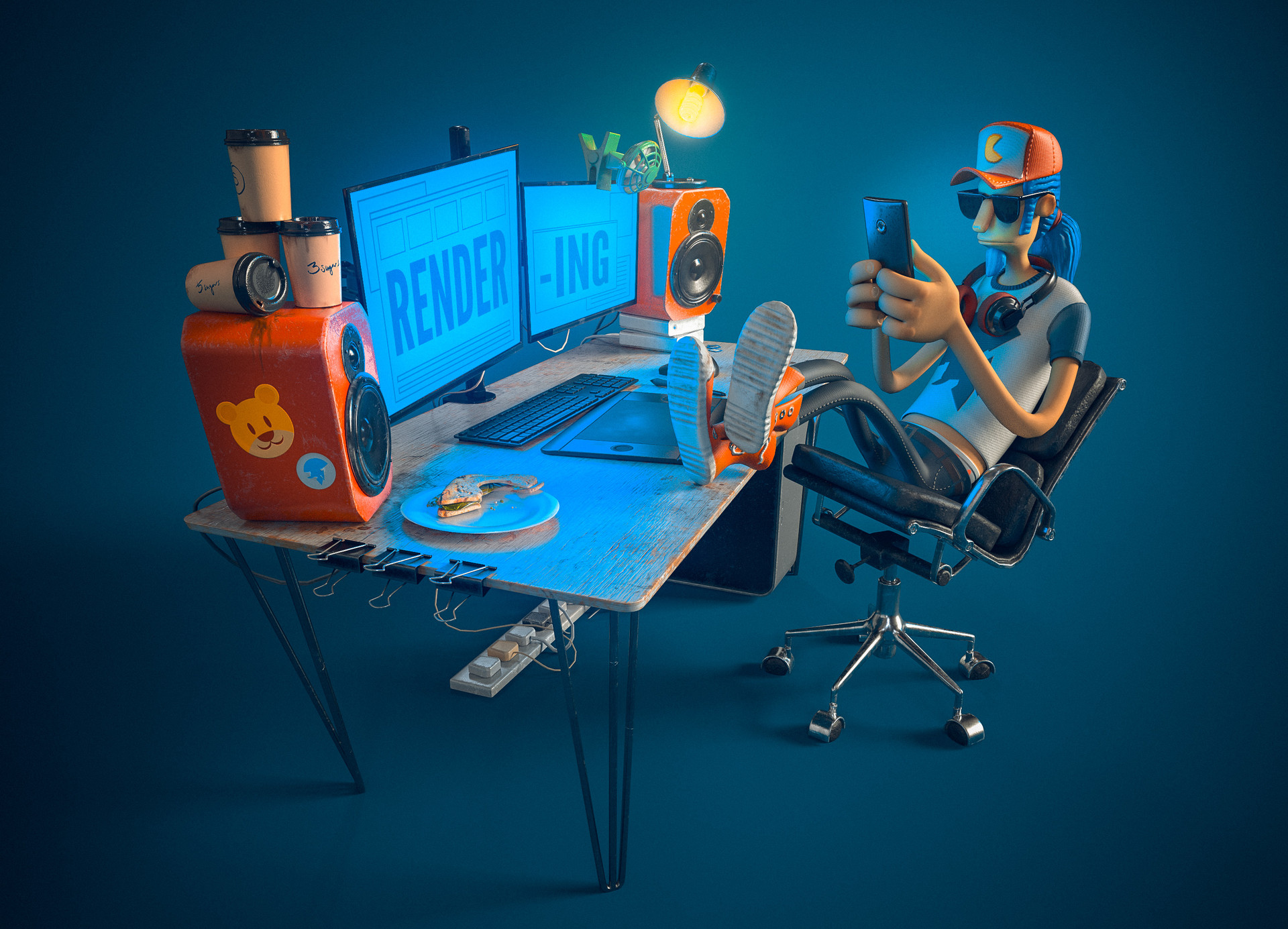 ArtStation - Hard At Work