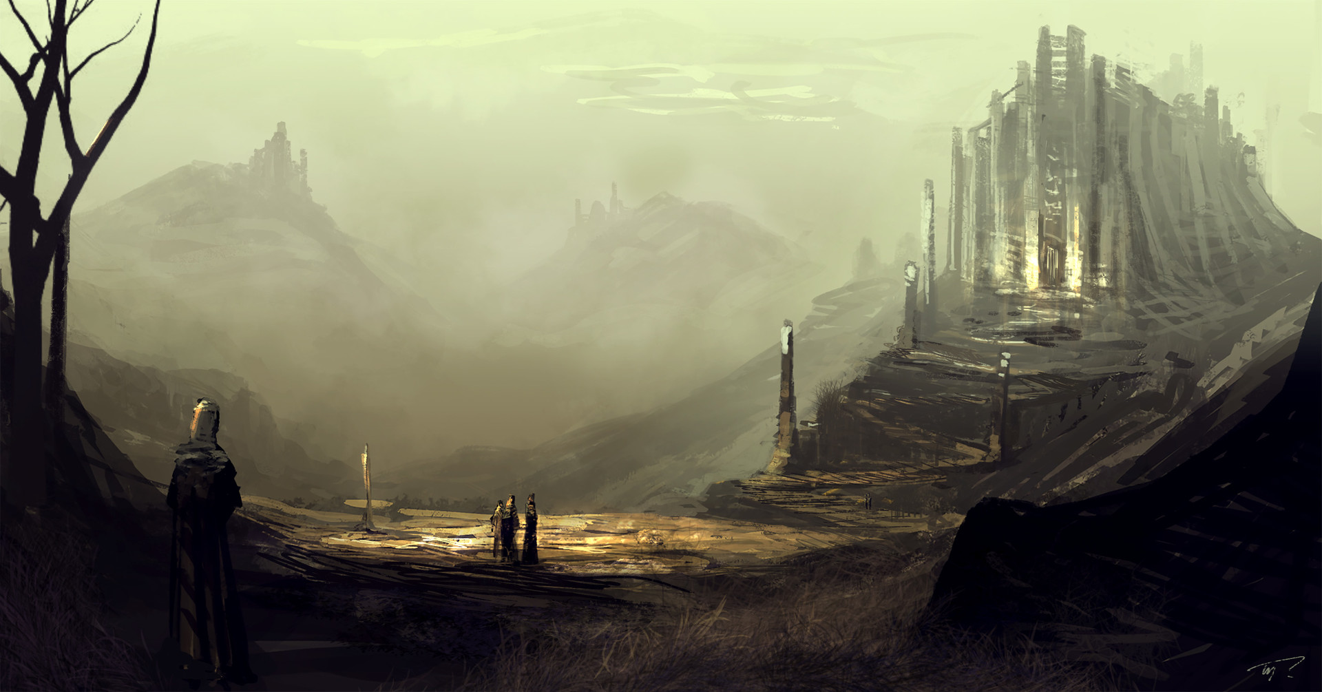 ArtStation - Fortress concept paint