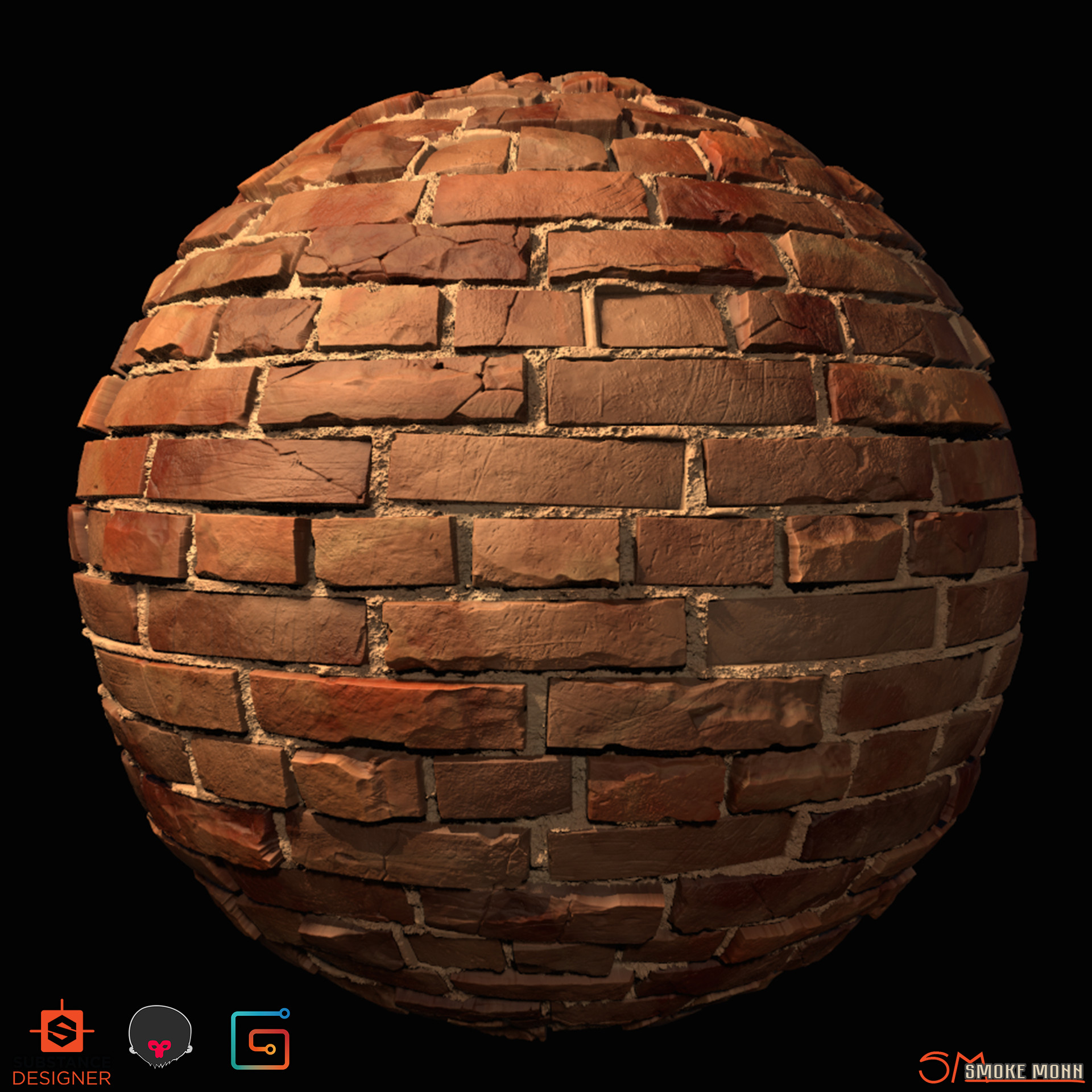ArtStation - SM Brick wall 03 material