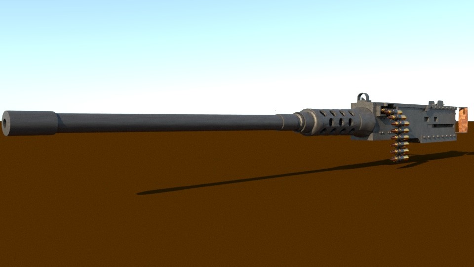 ArtStation - M2HB Machine Gun
