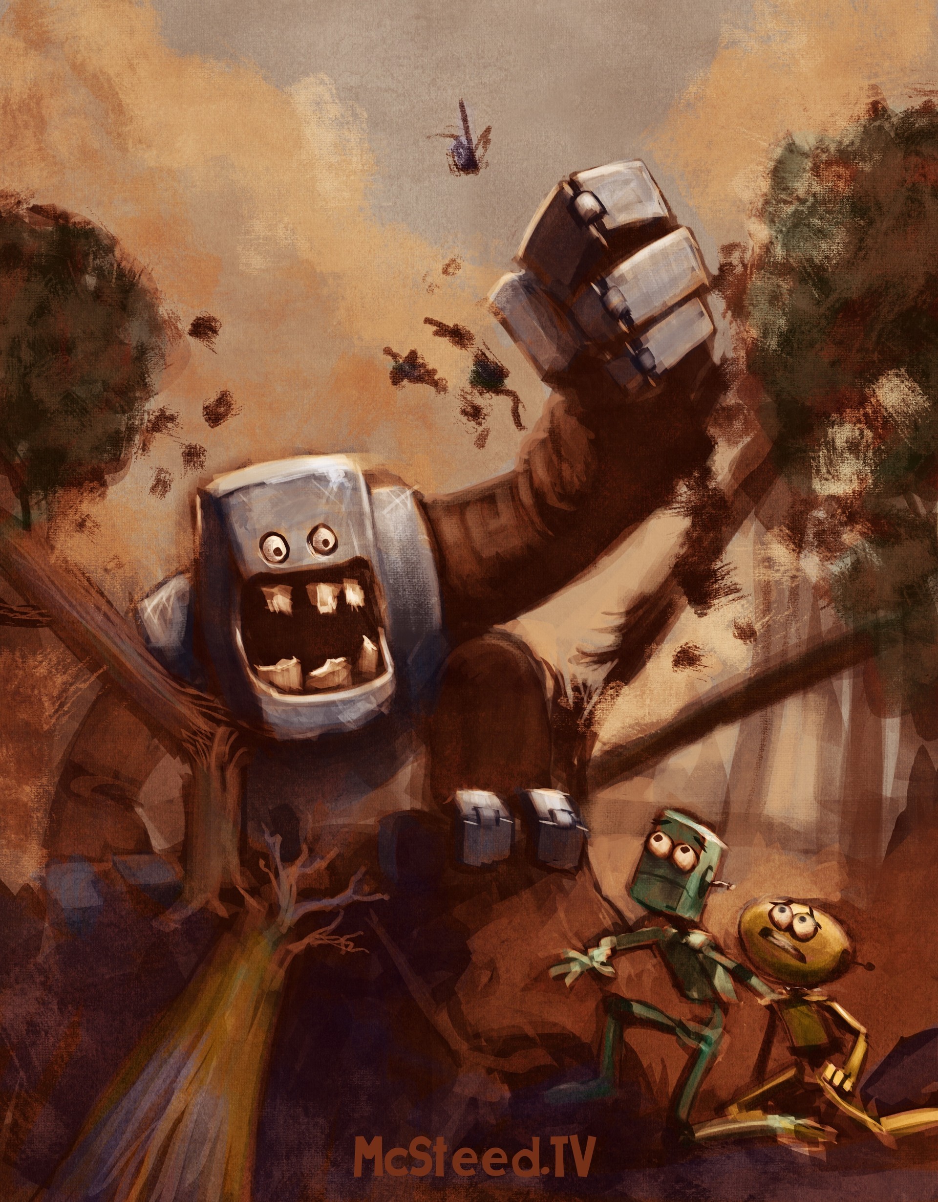 ArtStation - Robot Attack