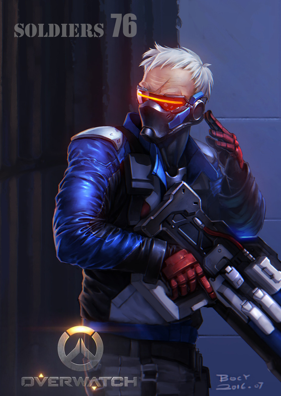 ArtStation - soldier 76