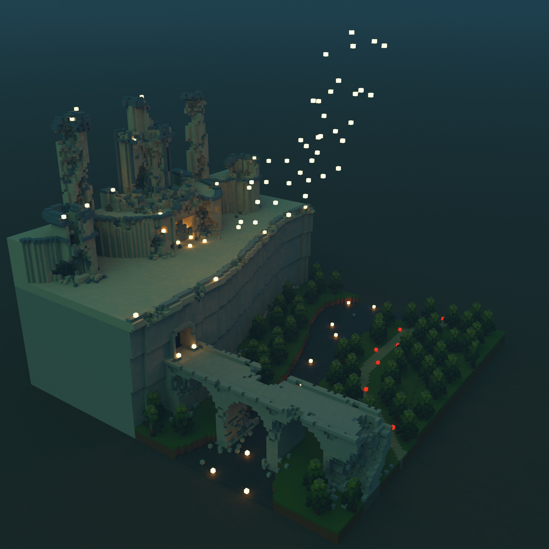 ArtStation - Voxel Practice