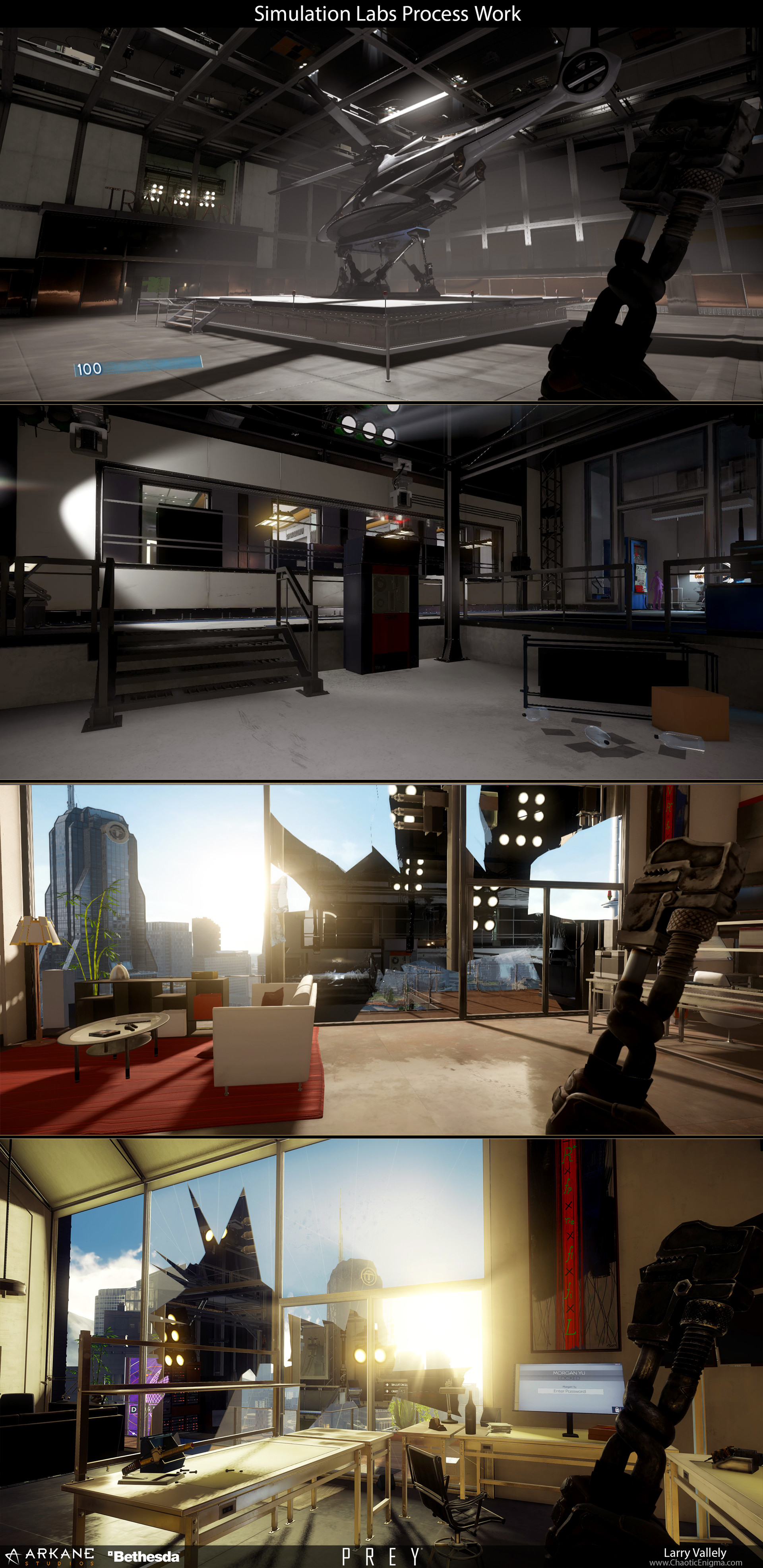 Laurence Roland - Arkane Studios: Prey - Simulation Labs