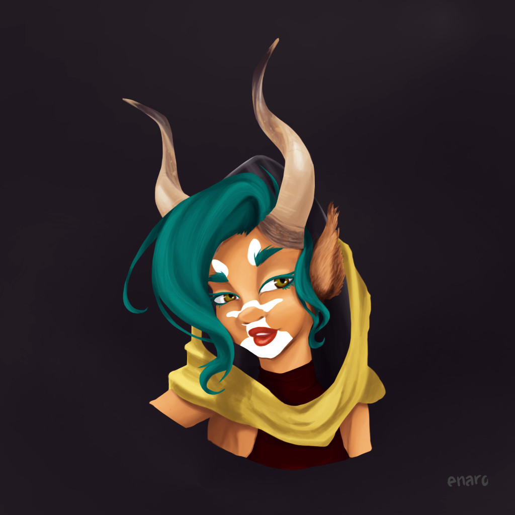 ArtStation - Antelope horns