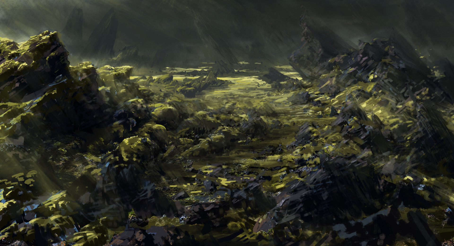 ArtStation - alien planet