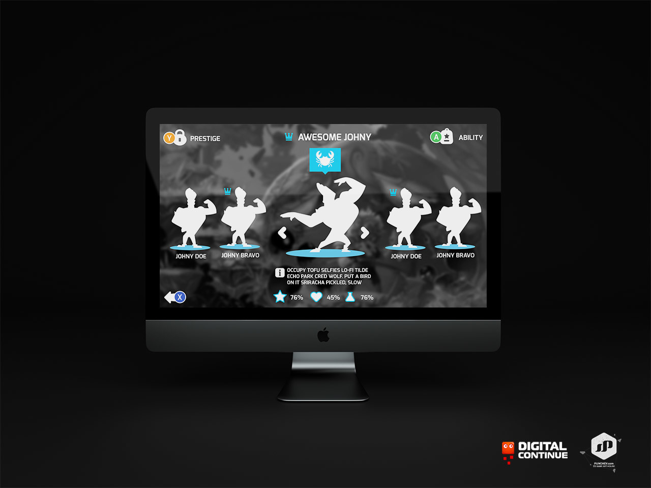 PUNCHev Group - Next Up Hero - Game UI Design