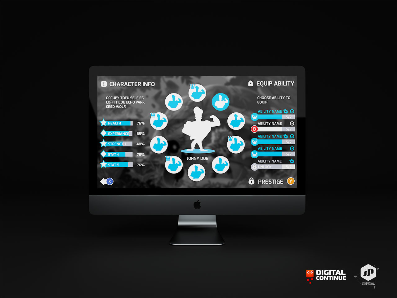 PUNCHev Group - Next Up Hero - Game UI Design