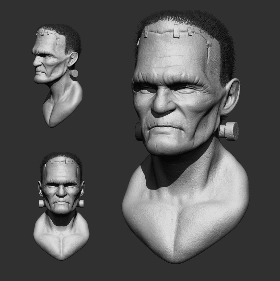 ArtStation - Frankenstein Sculpt
