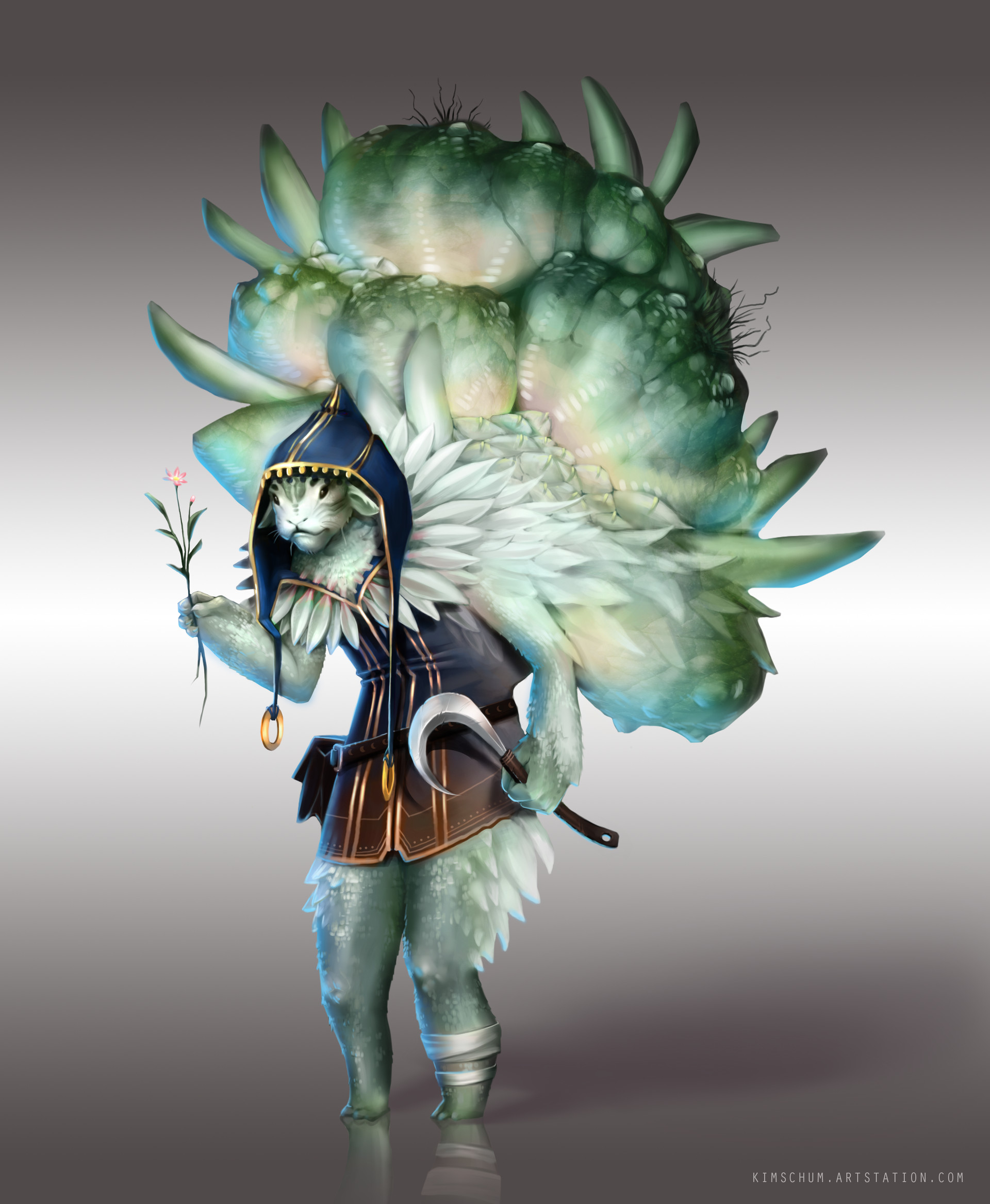 ArtStation - Succulent herb merchant.