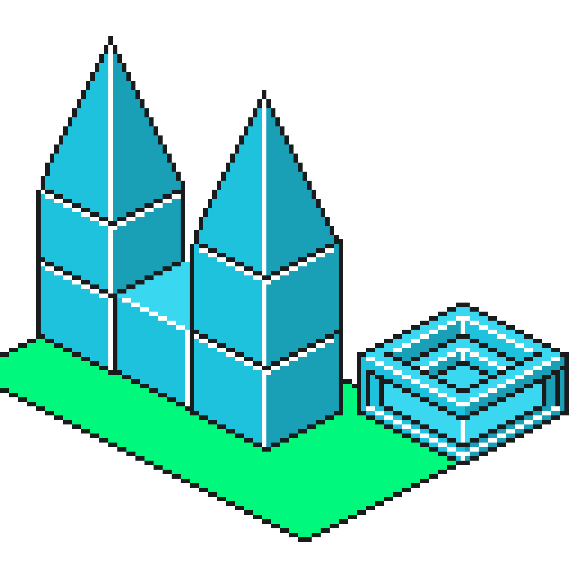 ArtStation - Practice isometric pixel art