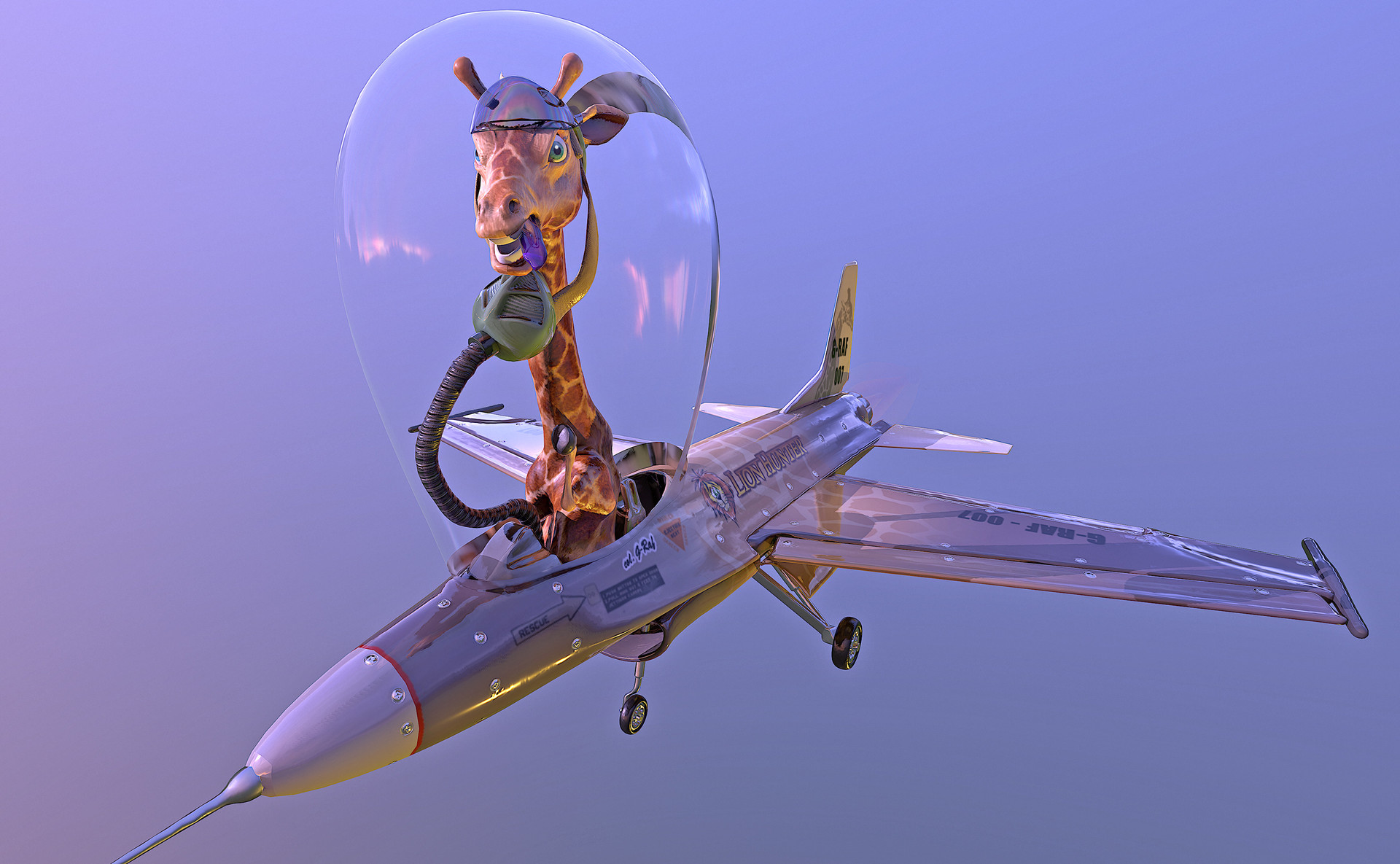 ArtStation - Giraffe RAF