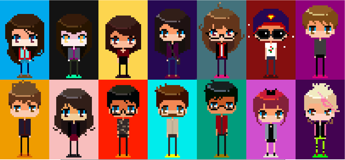 ArtStation - PixelArt Friends