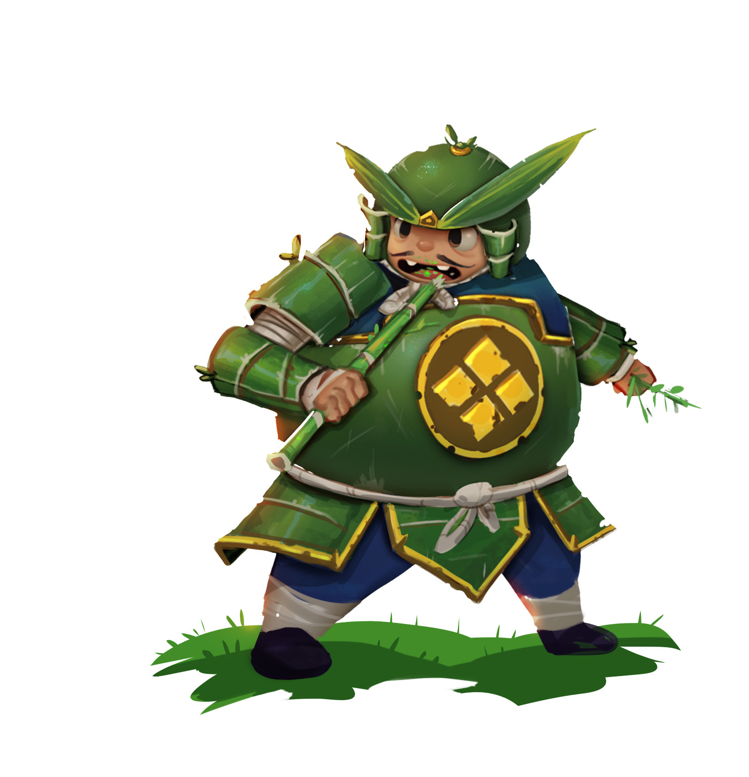 ArtStation - bamboo samurai