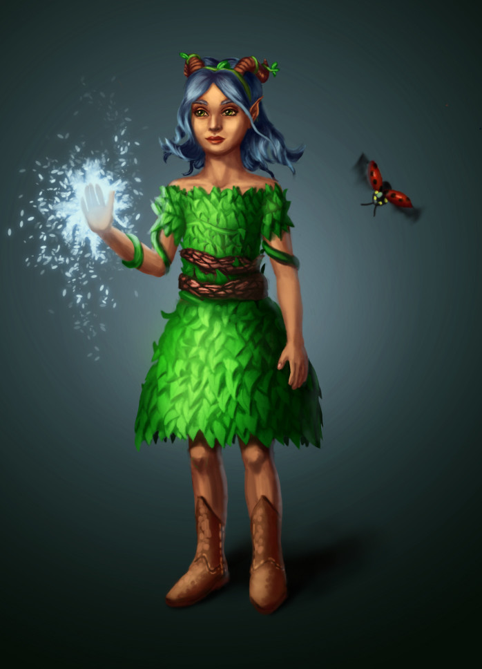 ArtStation - Forest Nymph