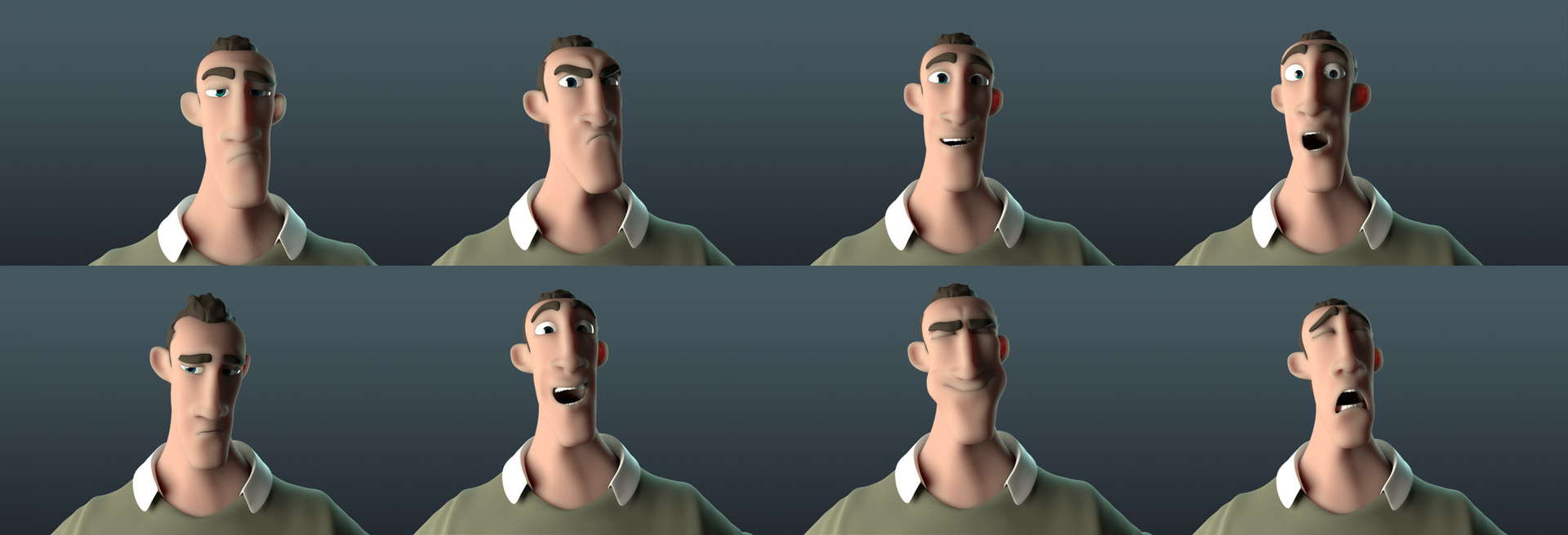 ArtStation - Character Expression Sheet